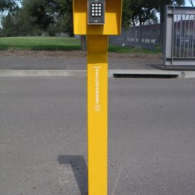 Single card reader bollards | Leda Security Products