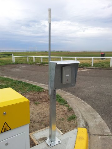 Single card reader bollards | Leda Security Products