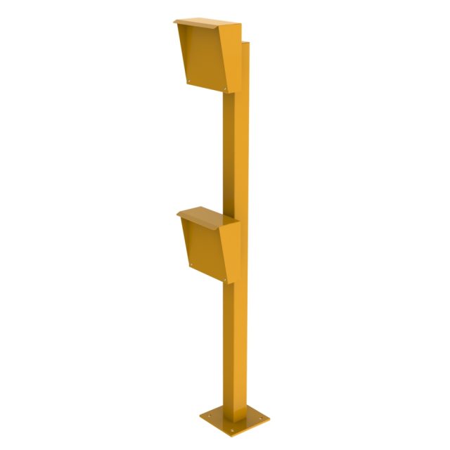 Double card reader bollards | Leda Security Products