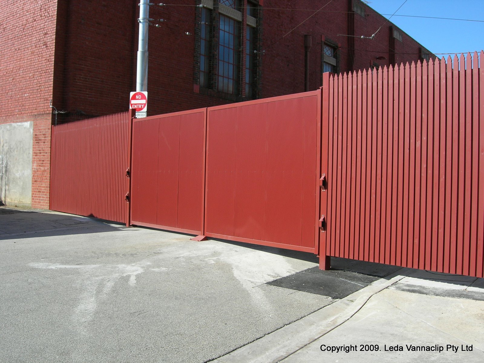 Security Dual Swing Gate | Leda Security Products