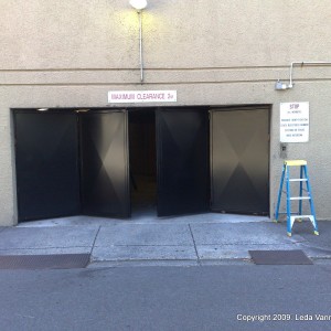 Industrial Overhead Track Bi-fold Gate | Leda Security Products