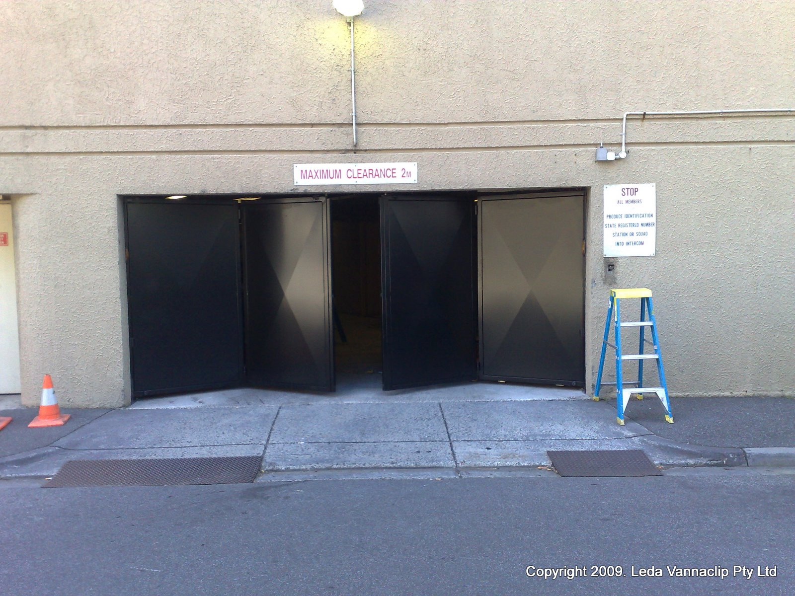 Industrial High Speed Track Gate - Leda Security Products