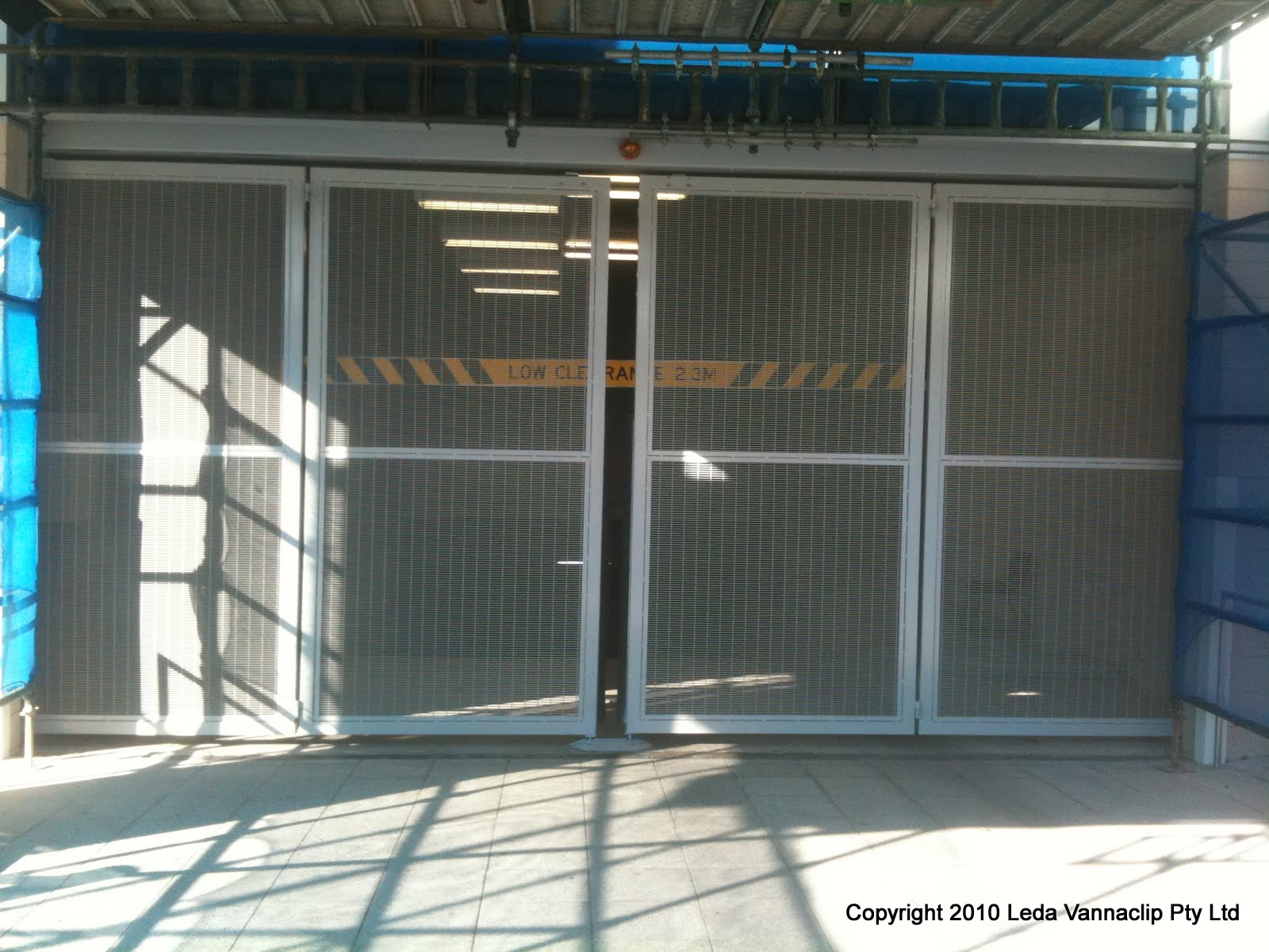 Industrial High Speed Track Gate - Leda Security Products