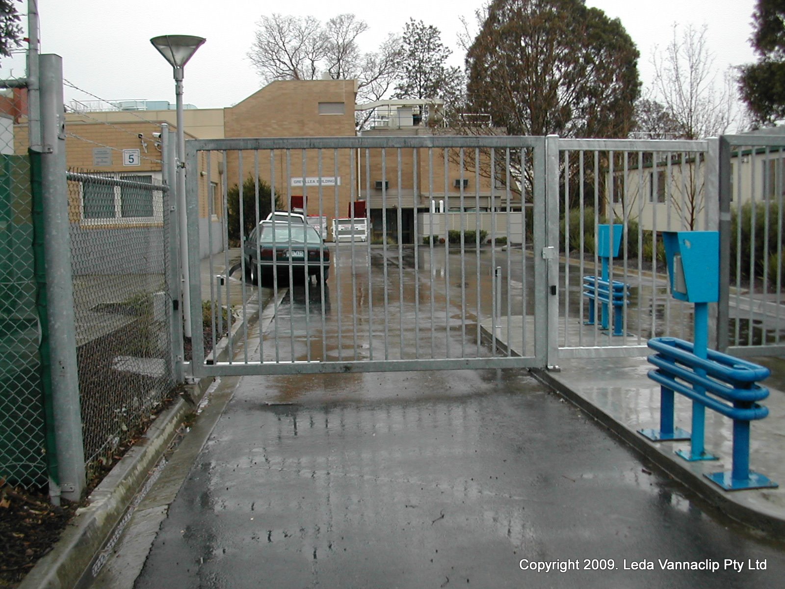 Security Single Swing Gate | Leda Security Products