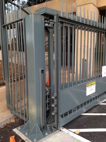 Advantage Trackless Bi-fold Gate | Leda Security Products