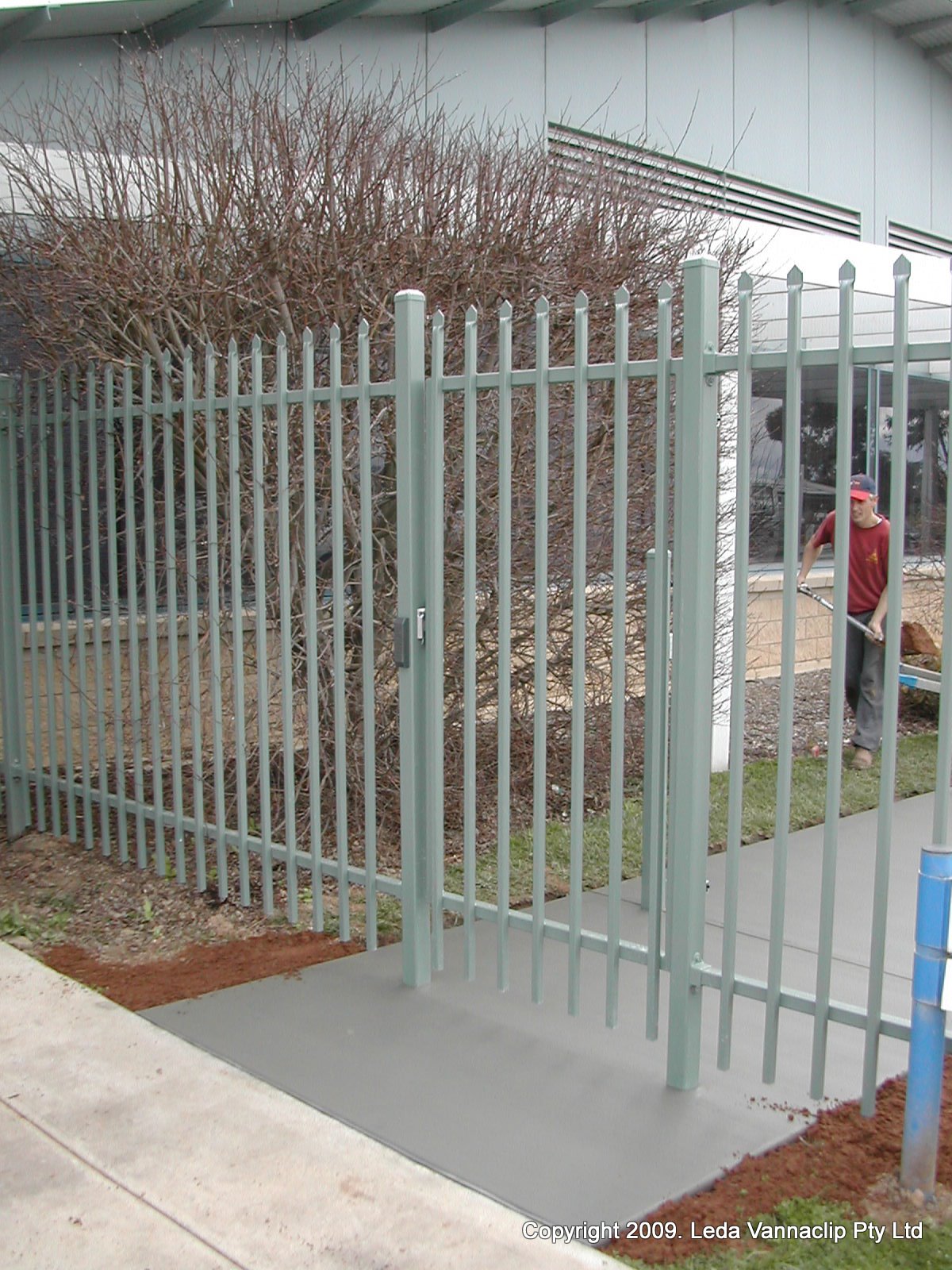 Pedestrian swing gate single leaf | Leda Security Products