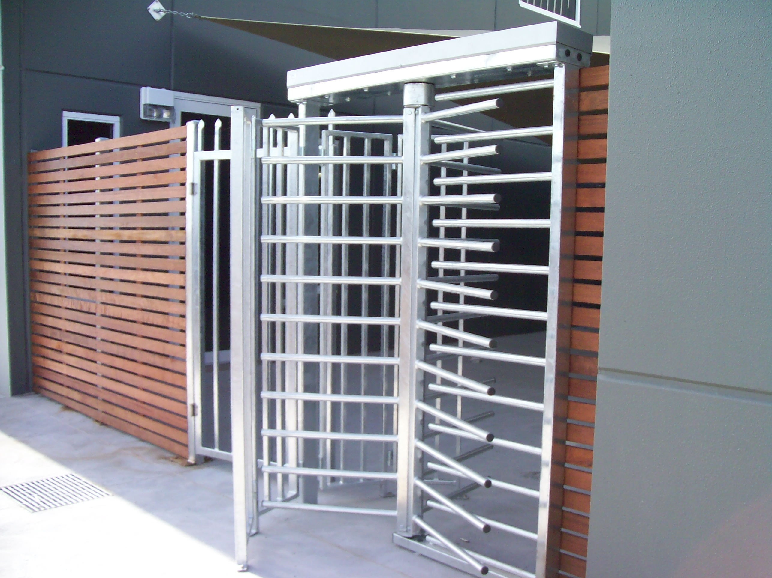 Knockdown full height bar turnstile | Leda Security Products