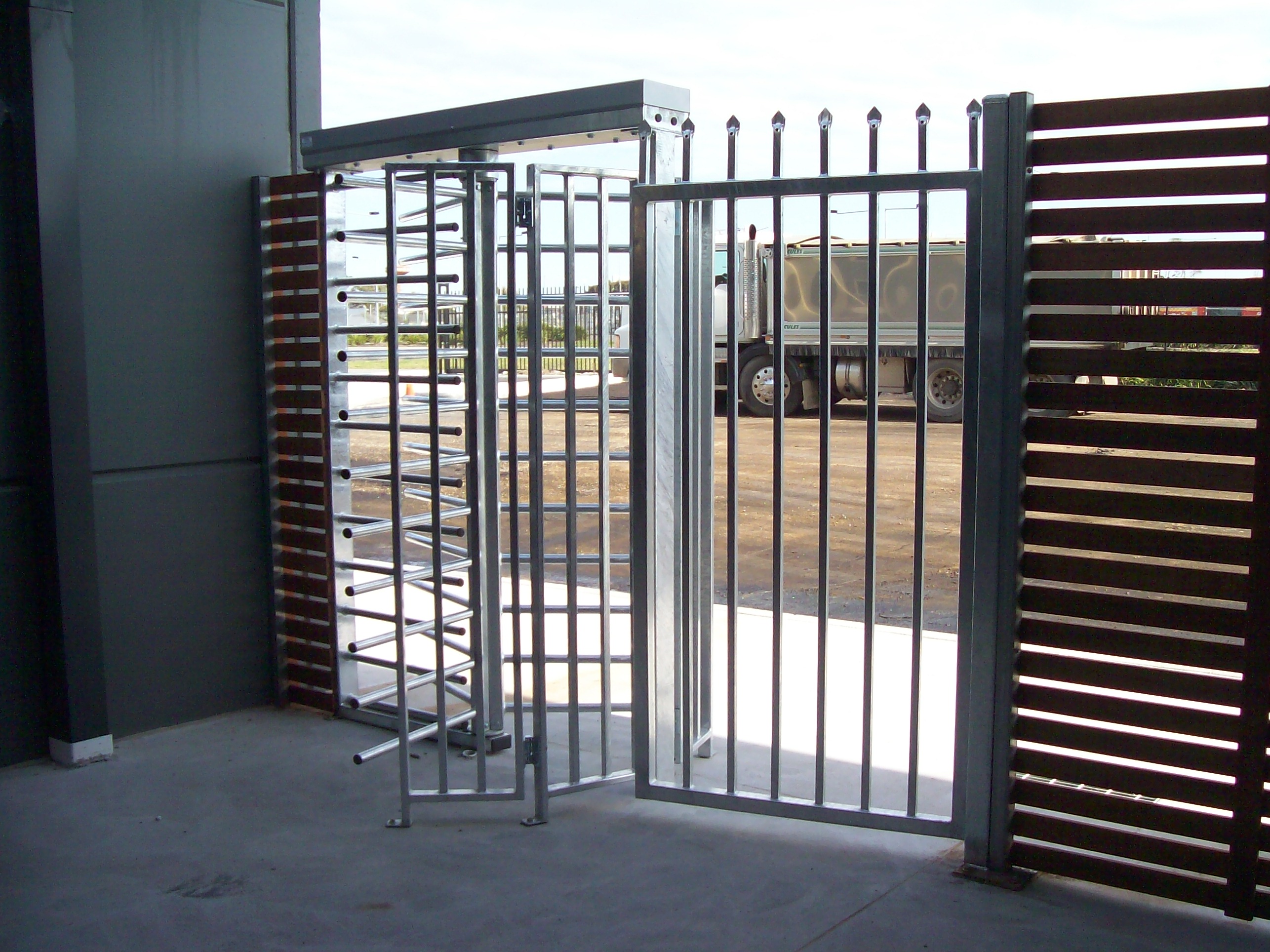 Knockdown full height bar turnstile | Leda Security Products