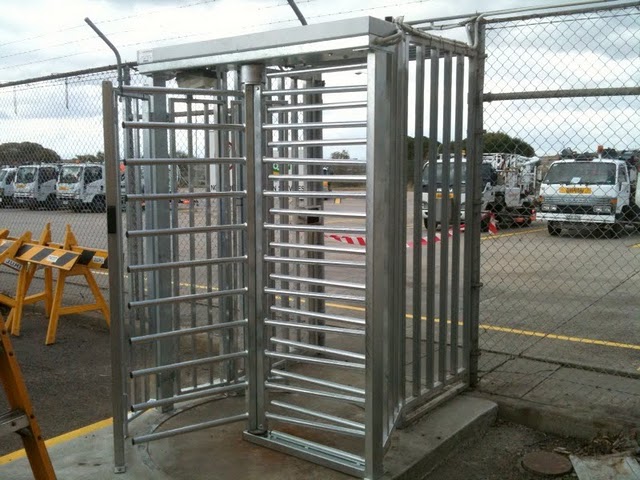 Knockdown full height bar turnstile | Leda Security Products