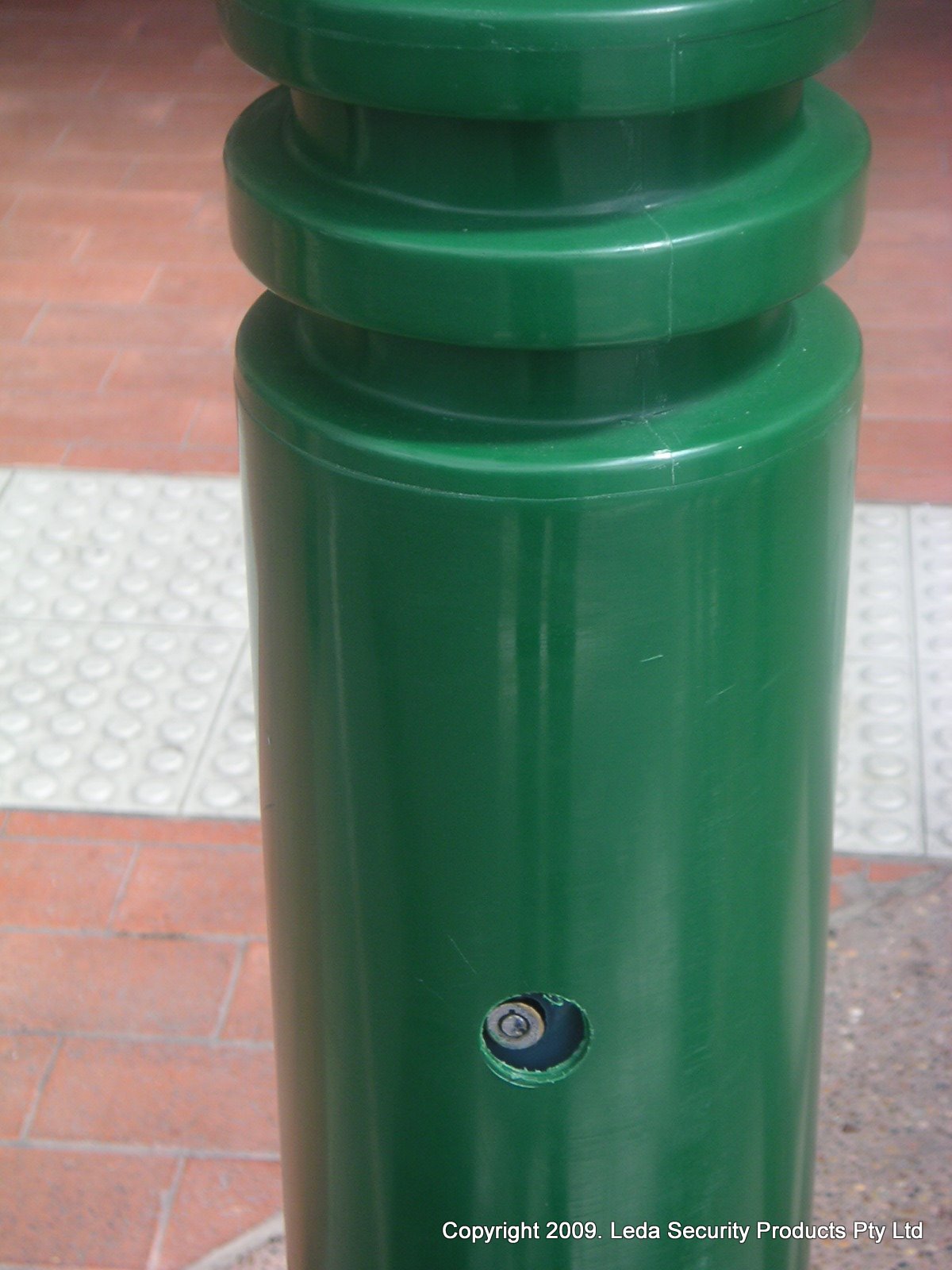 Ambassador plastic bollard sleeve | Leda Security Products