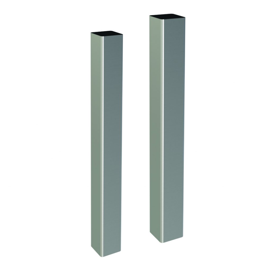 Square stainless bollards | Leda Security Products