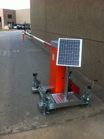 Portable Solar Boom Gate | Leda Security Products