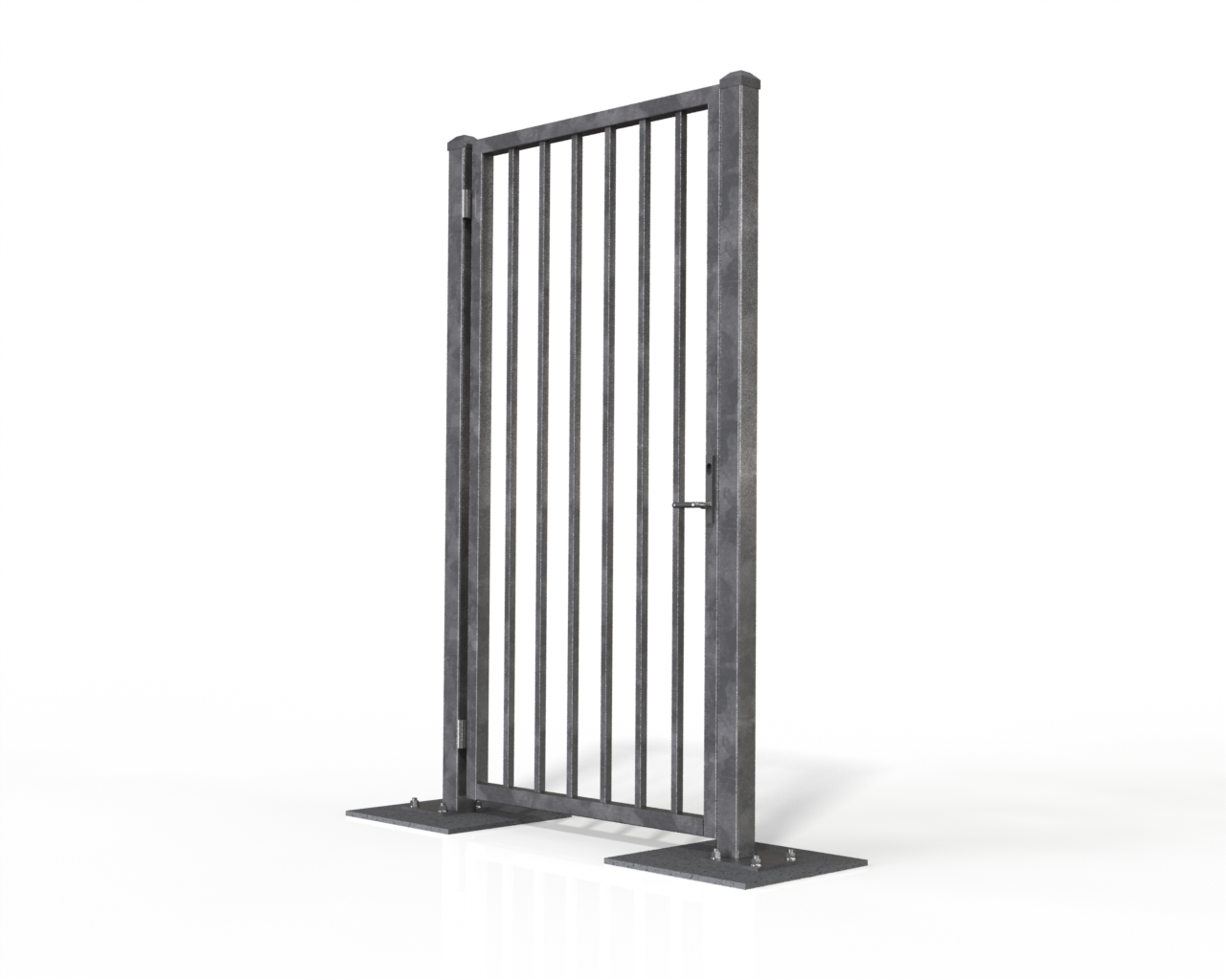 Pedestrian swing gate single leaf | Leda Security Products