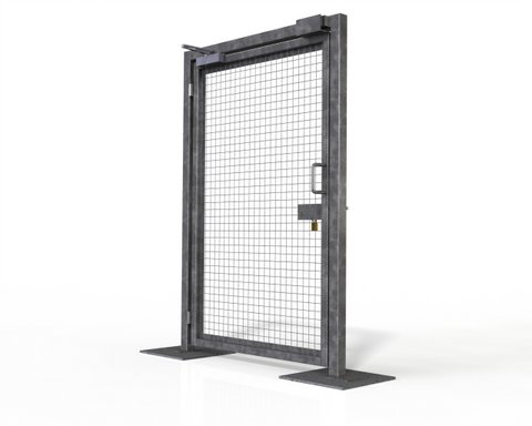 Pedestrian industrial gate | Leda Security Products