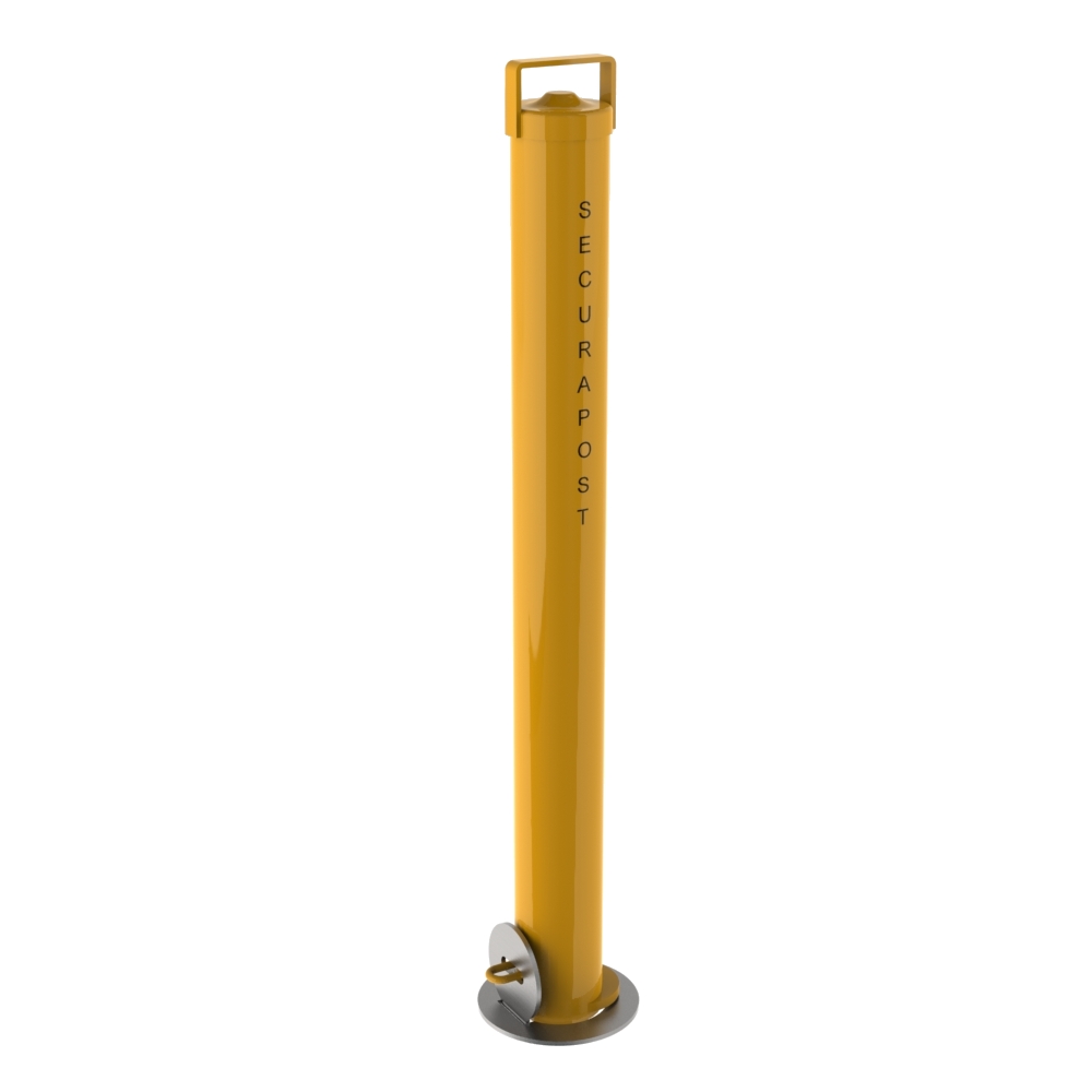 Padlock Removable Bollards | Leda Security Products