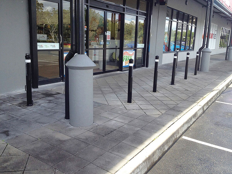 200 fixed bollards installed | Leda Security