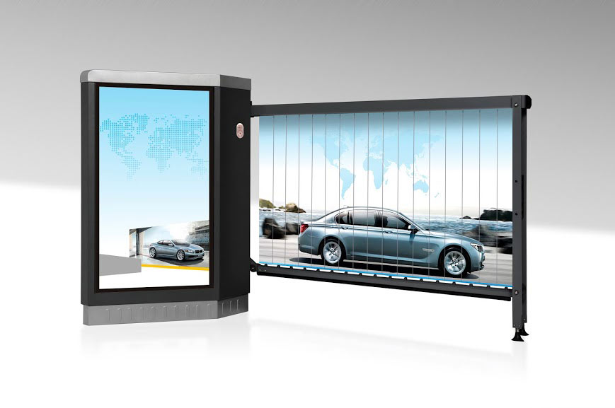 Advertising boom gate wins award | Leda Security Products