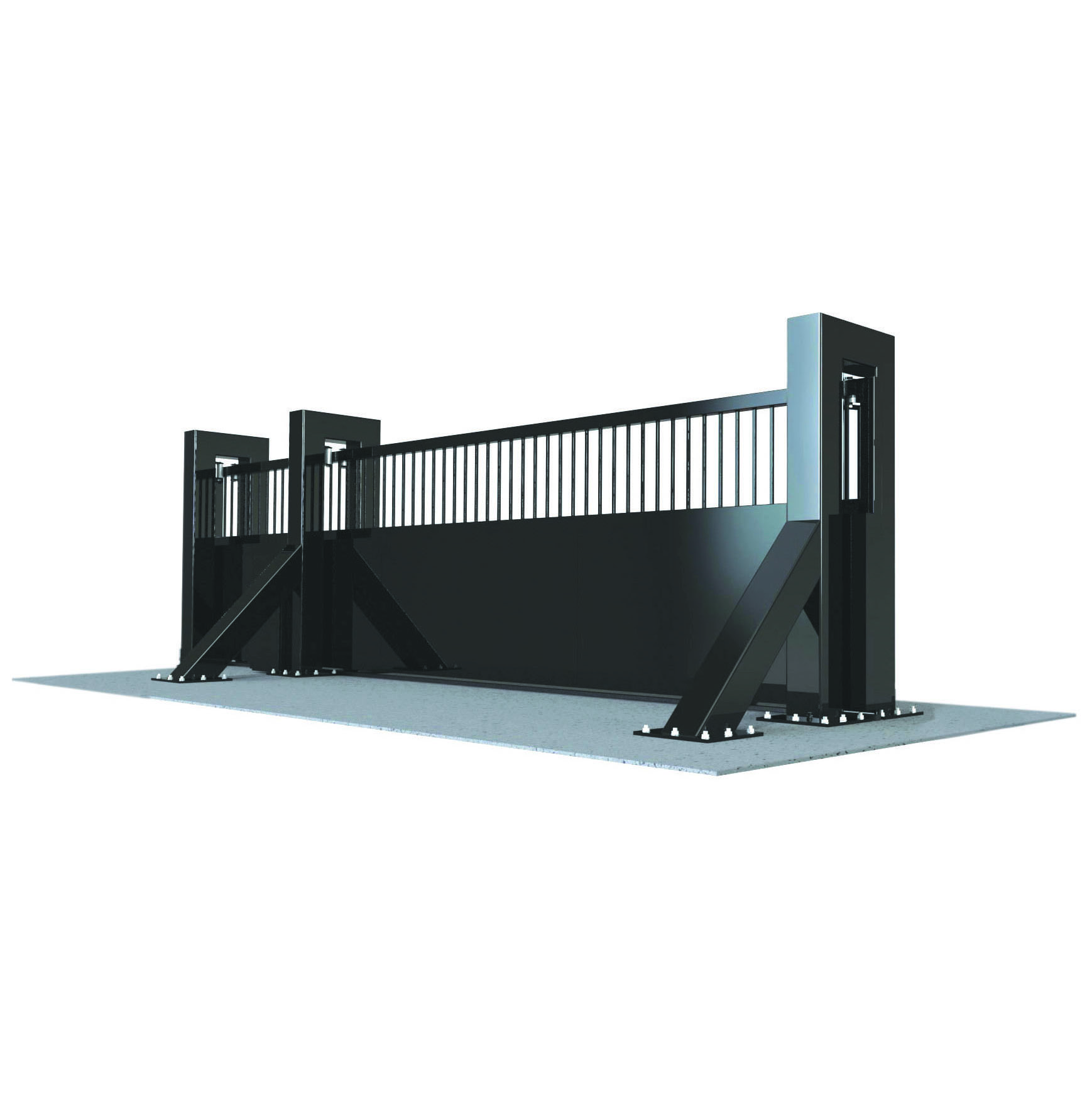 Engineered Anti Terrorist Track Gate | Leda Security Products