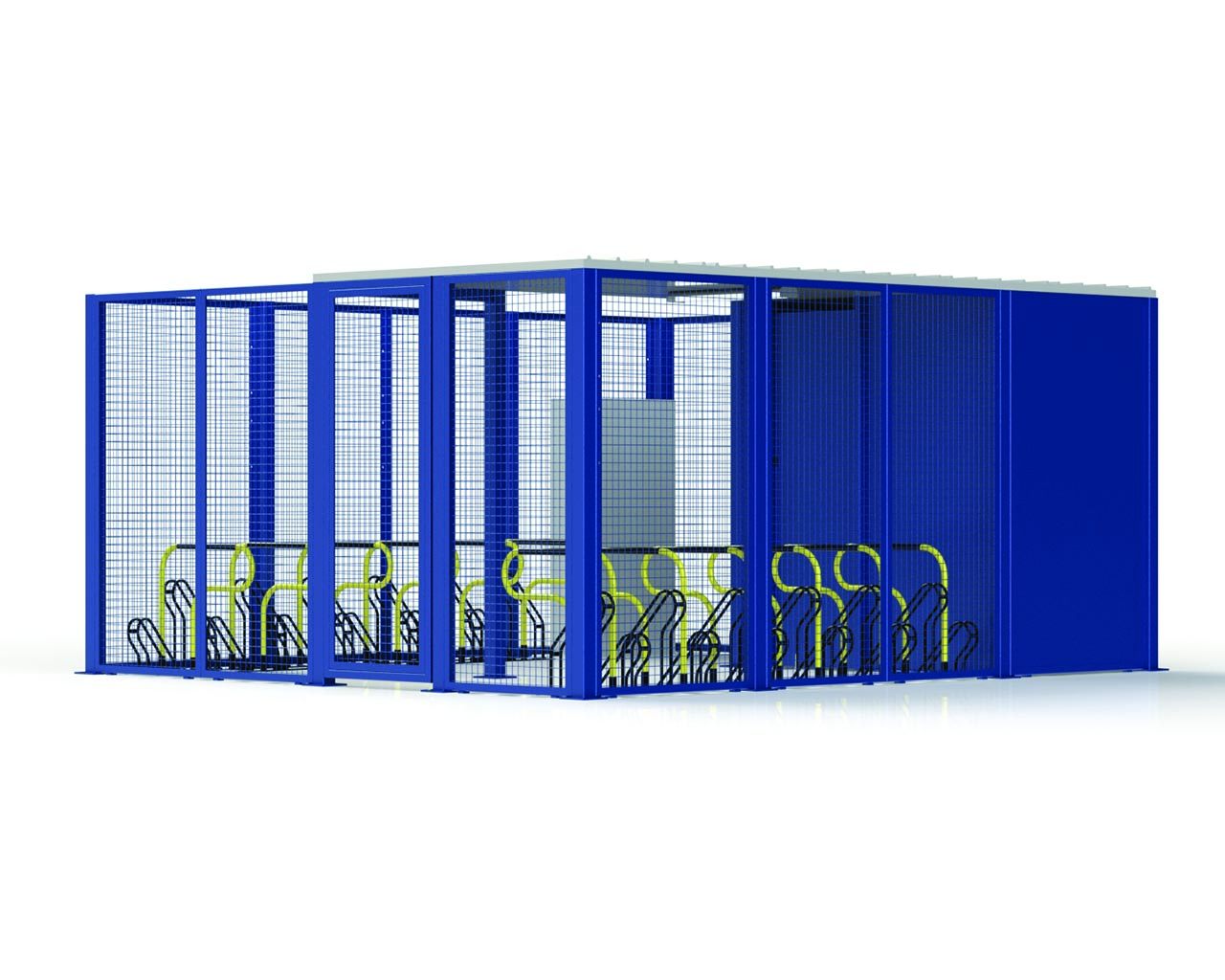 Bike Parking Module 2 Car Space - UBC02 | Leda Security Products
