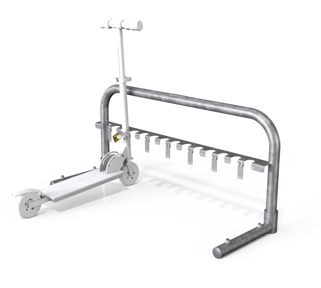 Scooter Rack Lockable - SCR12L | Leda Security Products