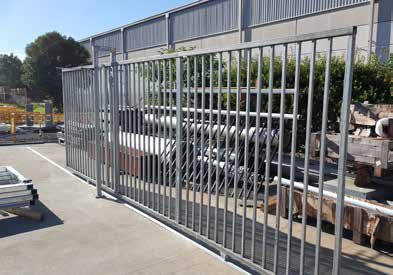 Modular track gates | Leda Security Products
