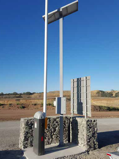Solar Powered Boom Gates | Leda Security Products