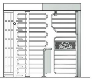 Turnstile Bicycle Gate | Leda Security Products