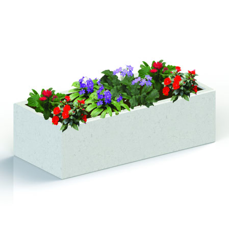 Rectangular planter box