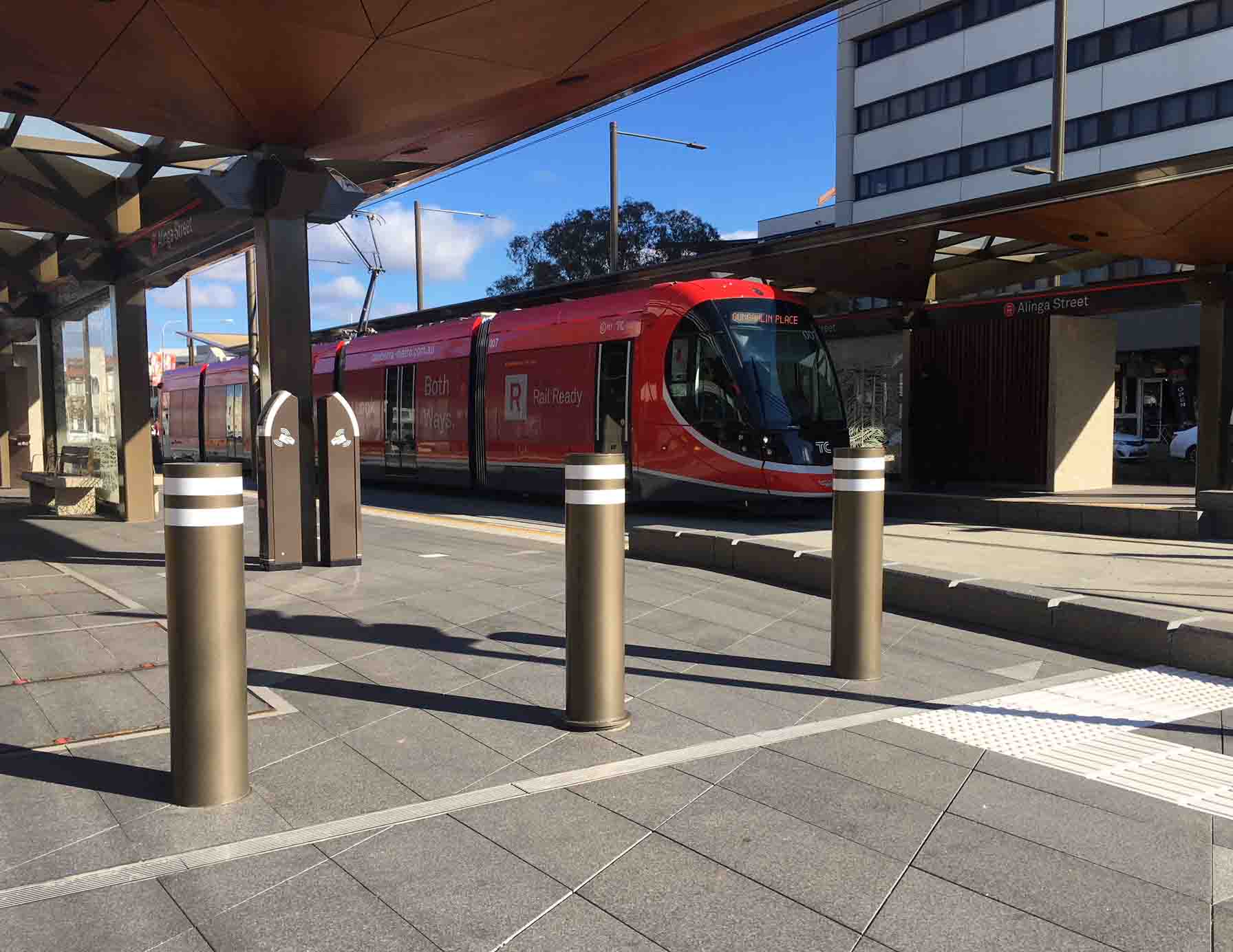 Light Rail Projects | HVM Bollards | Leda Security Products